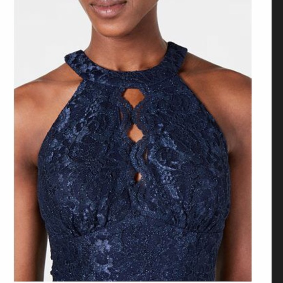 Night Way Collections | Dresses | New Night Way Navy Mermaid Keyhole ...